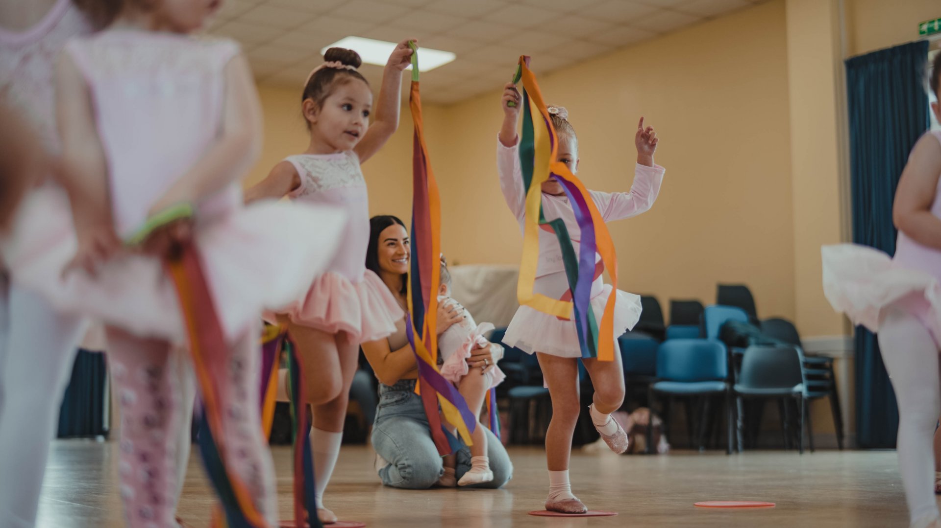 Children Dancing Ballet