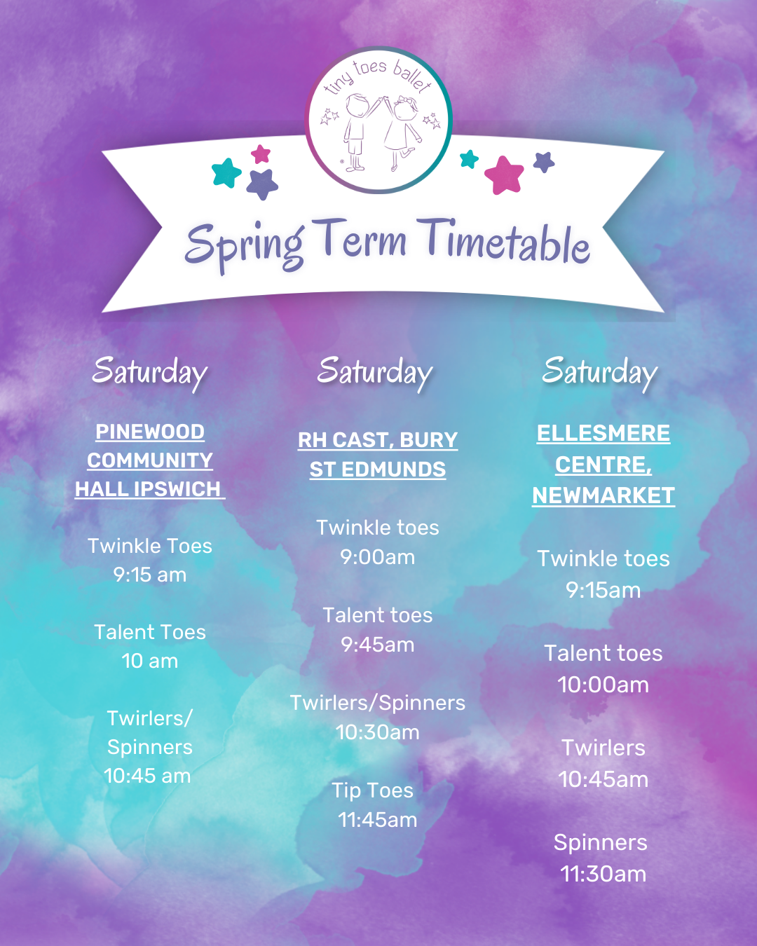 Suffolk - tiny toes ballet